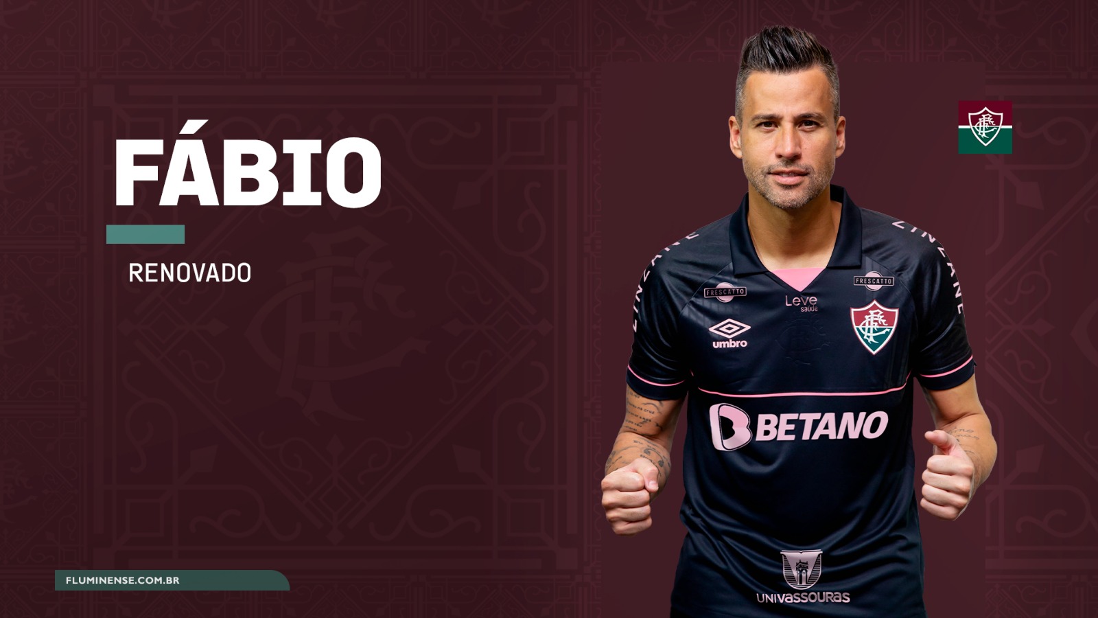 Fluminense acerta a renovação de Fábio — Fluminense Football Club