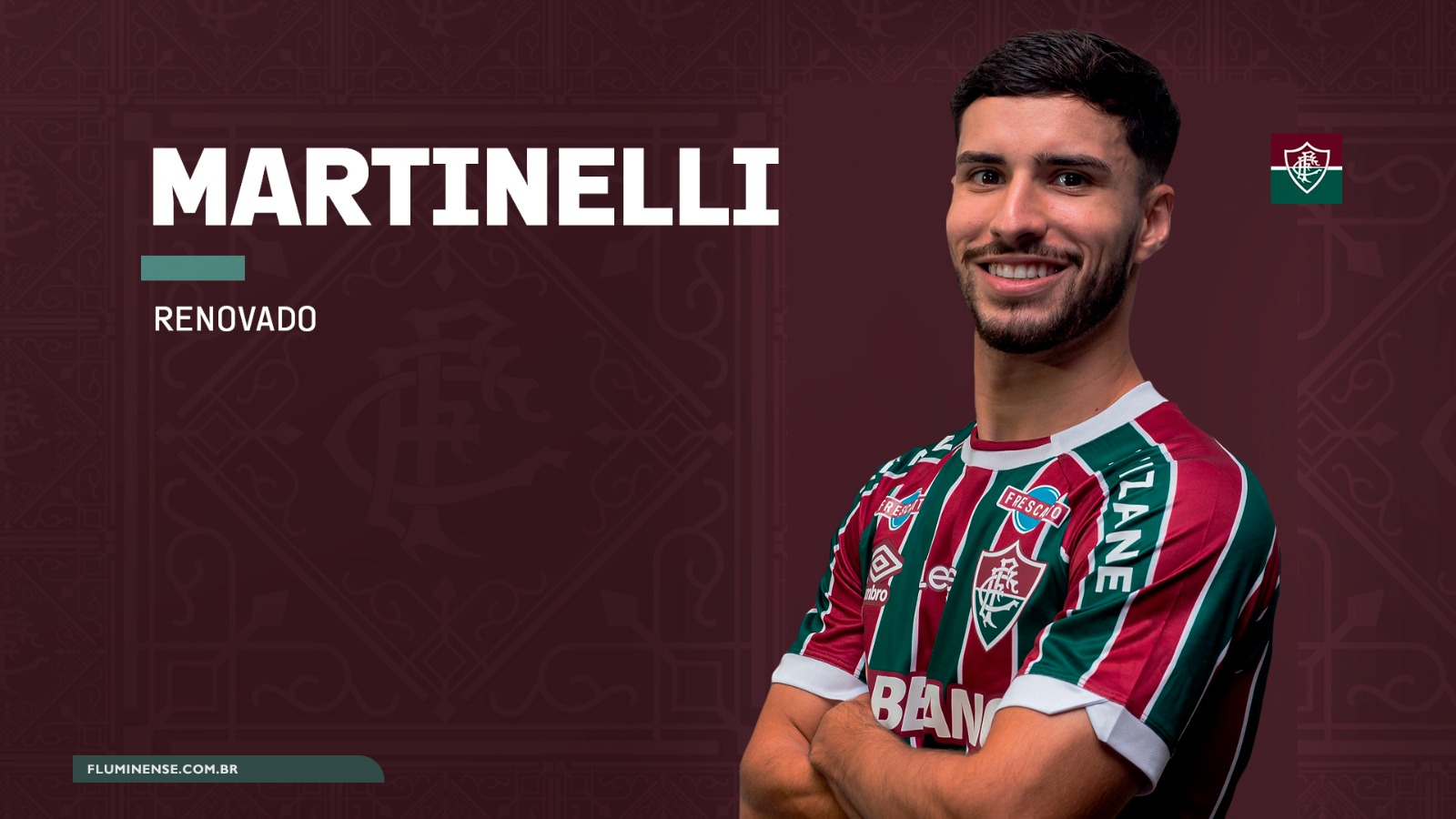 Fluminense acerta a renovação de Martinelli — Fluminense Football Club