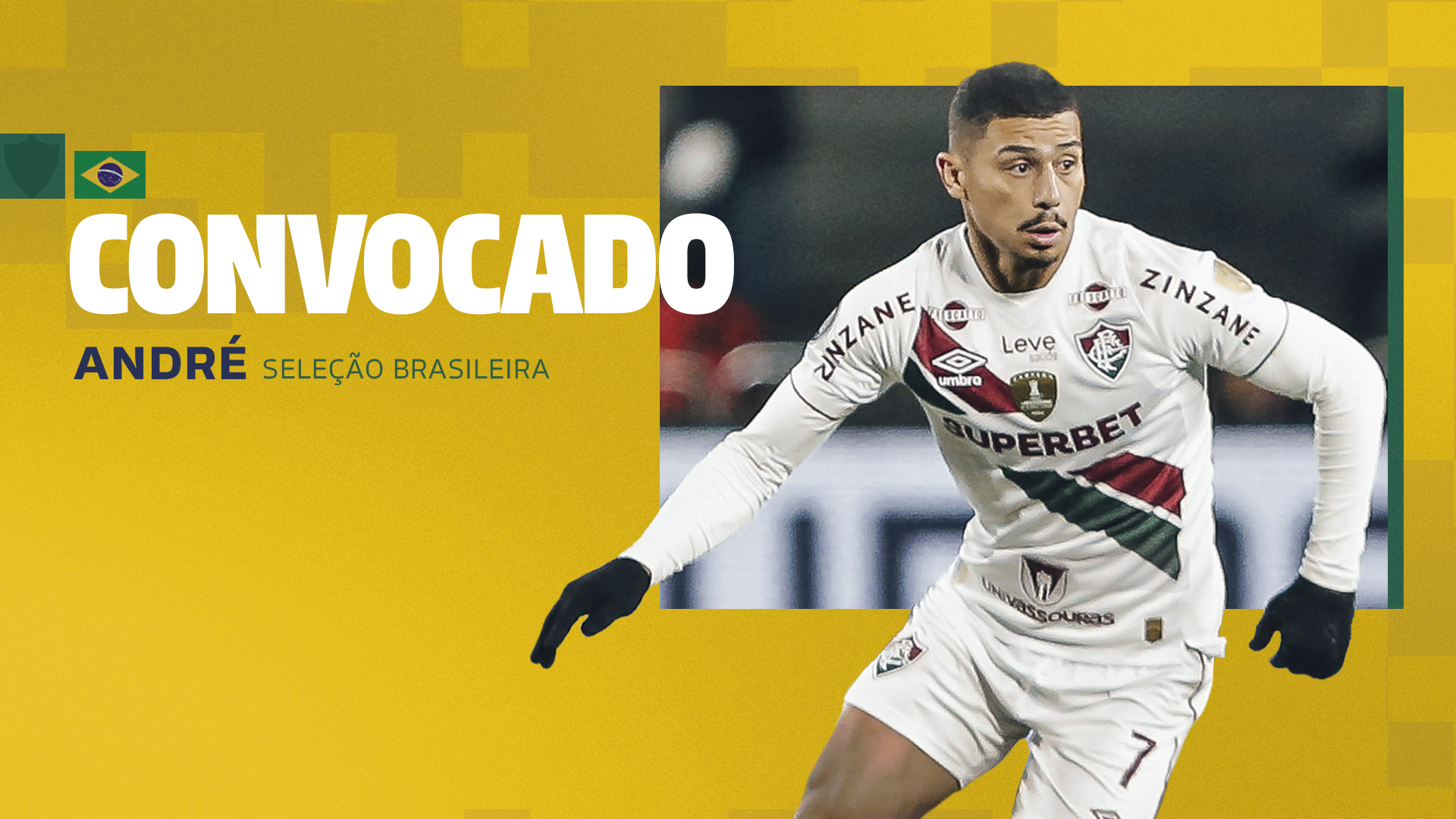 André é convocado para defender a Seleção Brasileira nas Eliminatórias ...