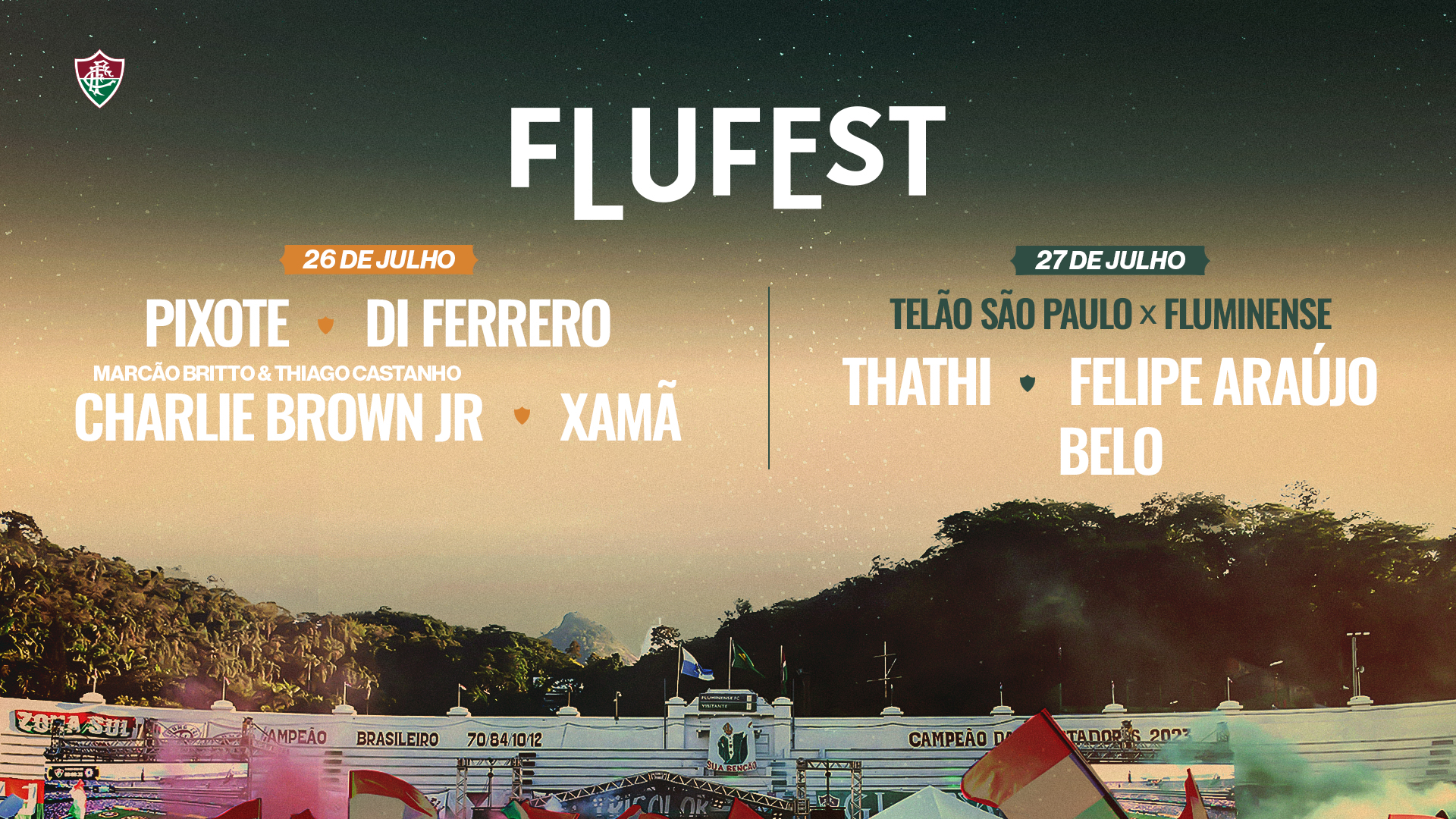 Confira todas as atrações da Flu Fest 2025 — Fluminense Football Club
