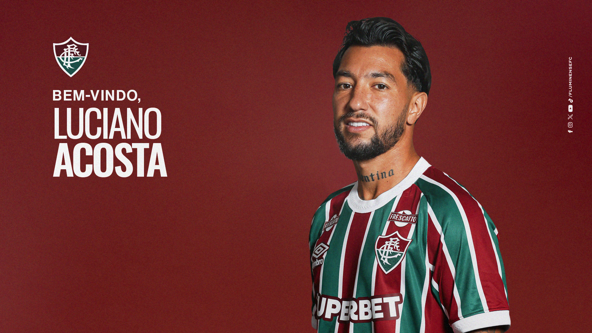 Fluminense acerta a contratação de Luciano Acosta — Fluminense Football ...