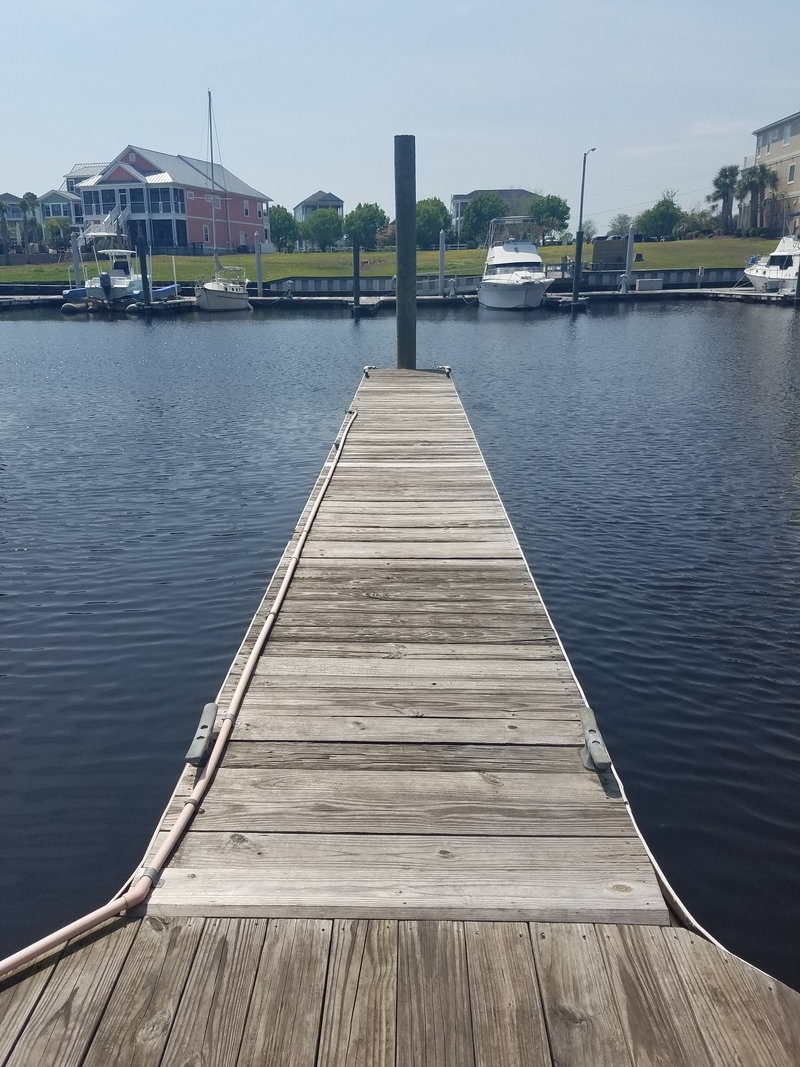 40' private boat slip in North Myrtle Beach, SC.