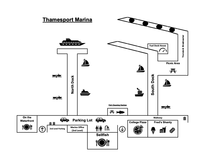 Thamesport Marina - Long Island Sound - New London, Connecticut - Snag ...