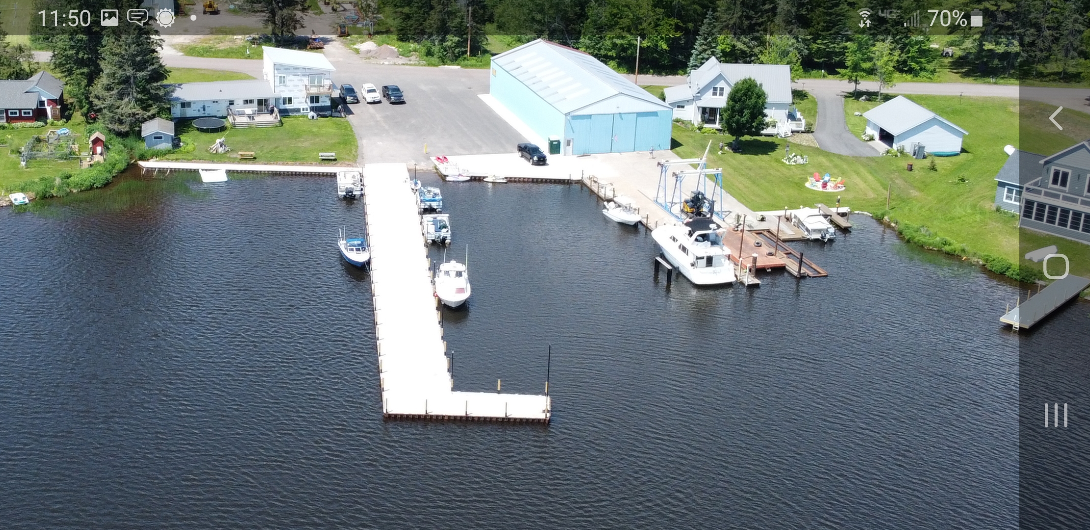Private Dock for Rent - Lake Superior - Houghton, Michigan - Snag-A-Slip