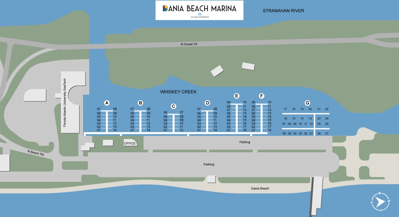 Dania Beach Marina - Dania Beach, Florida - Snag-A-Slip