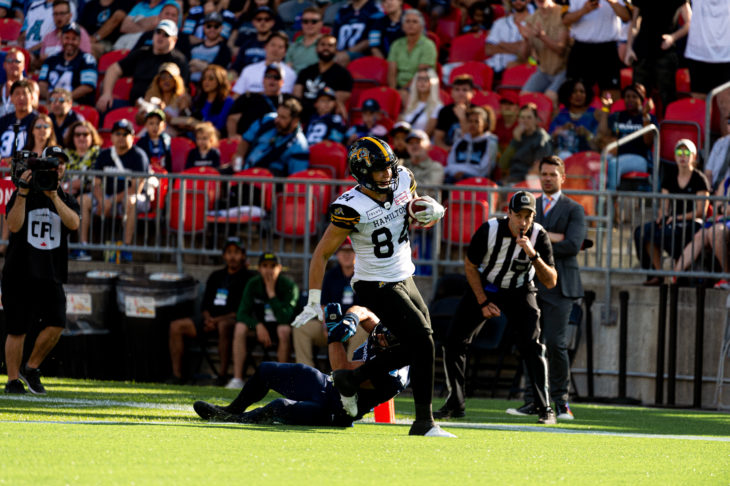 Scoring that First CFL Touchdown - Hamilton Tiger-Cats
