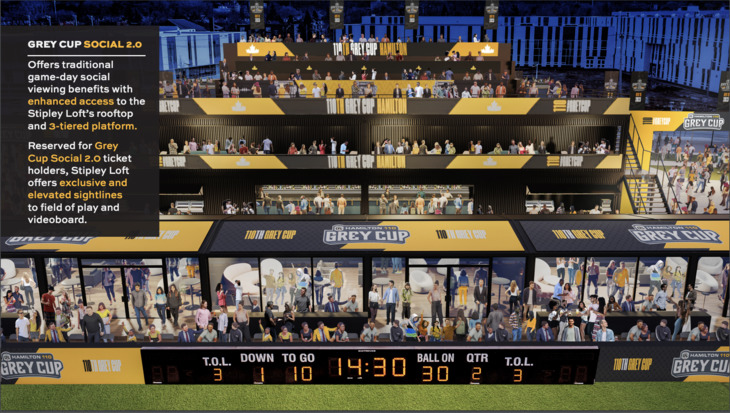 110th Grey Cup Renderings – Hamilton Tiger-Cats