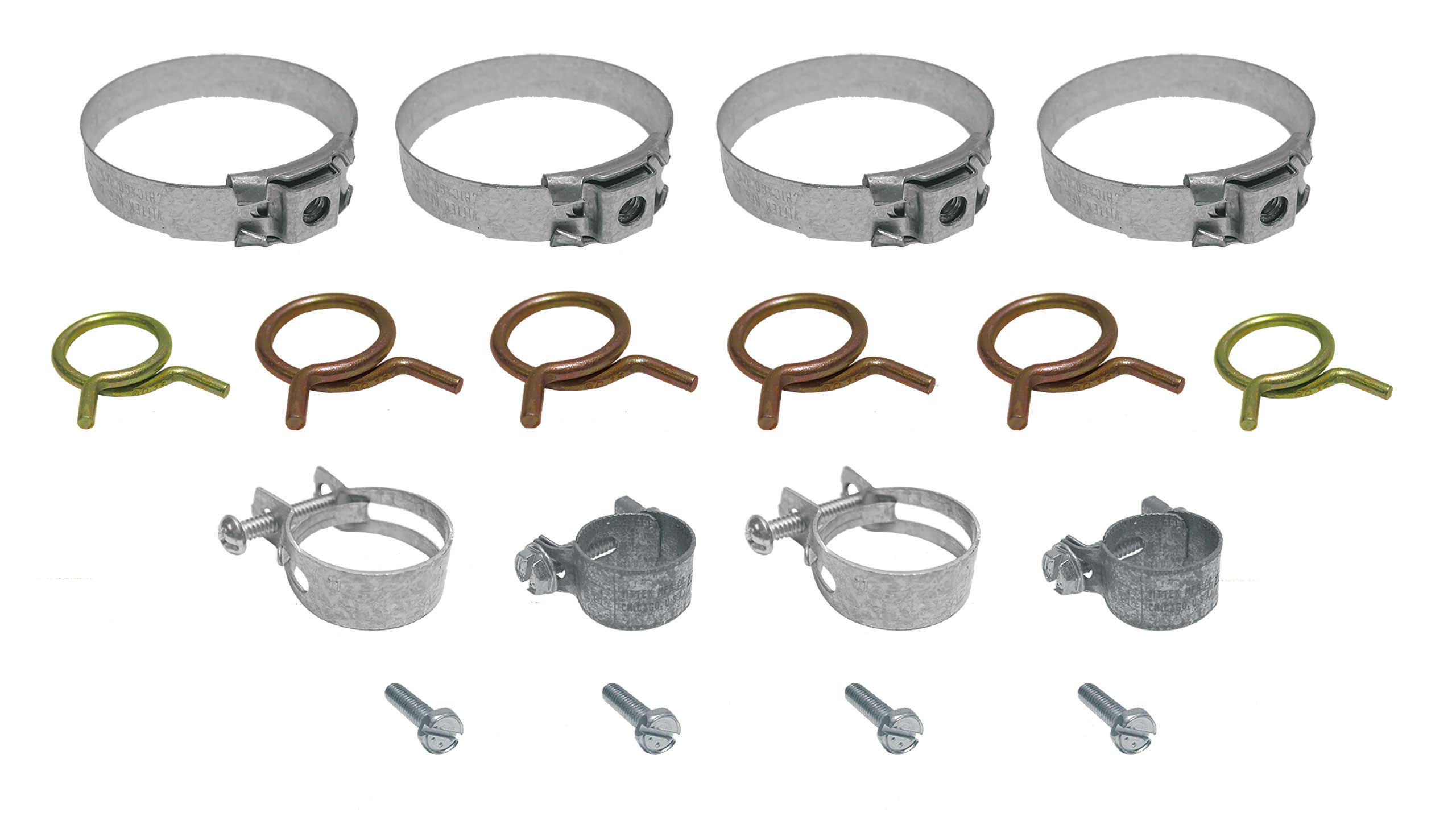 1963-1967 C2 Corvette Hose Clamp Kit 327 -SouthernCarParts.com ...