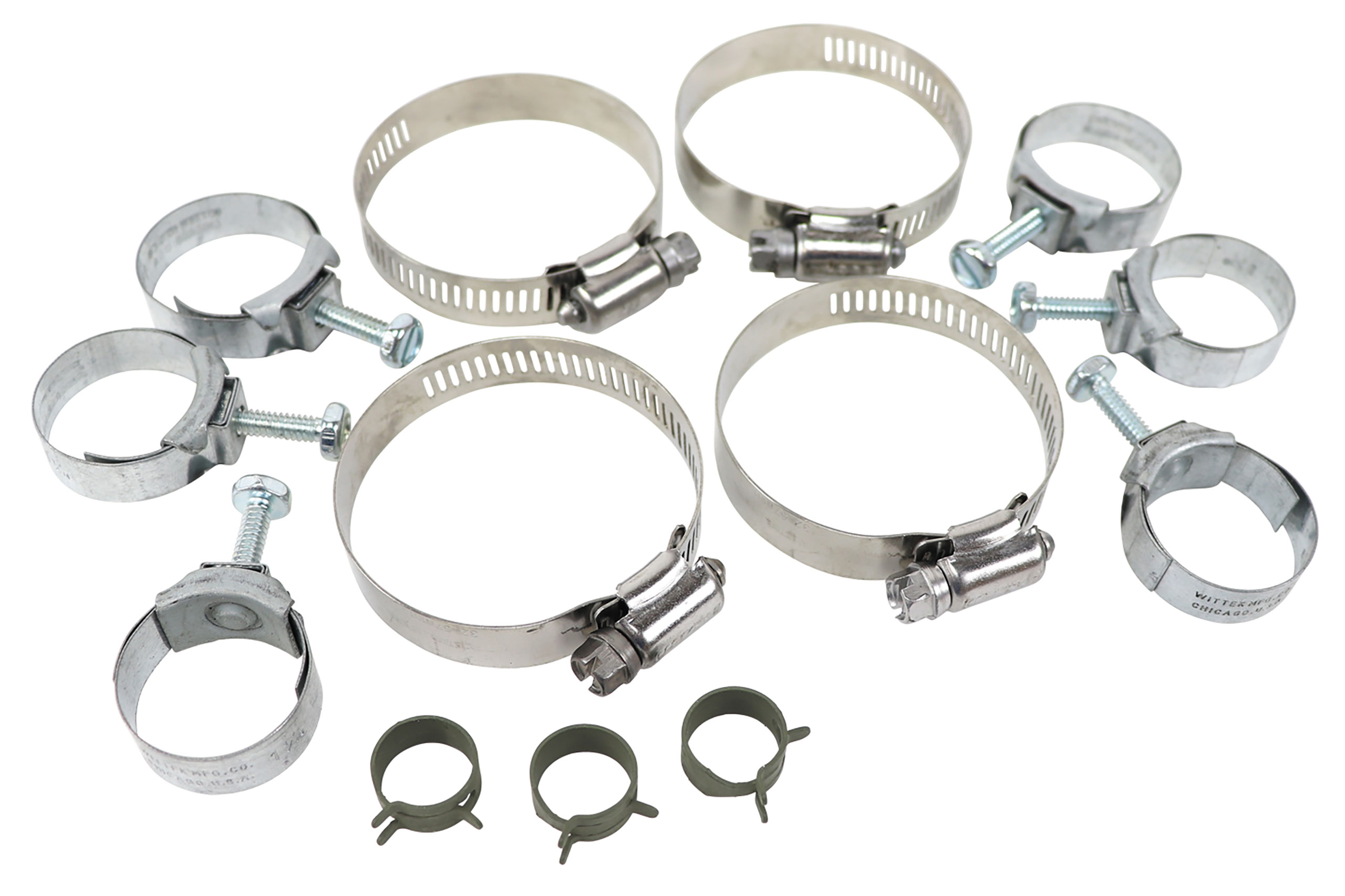 1977 C3 Corvette Hose Clamp Kit 350 W/Air Conditioning ...