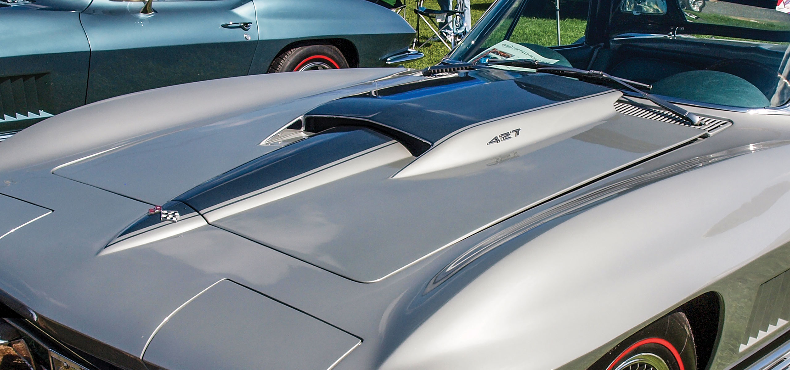 1967 C2 Corvette Stock Big Block "Stinger" Style Hood -SouthernCarParts ...