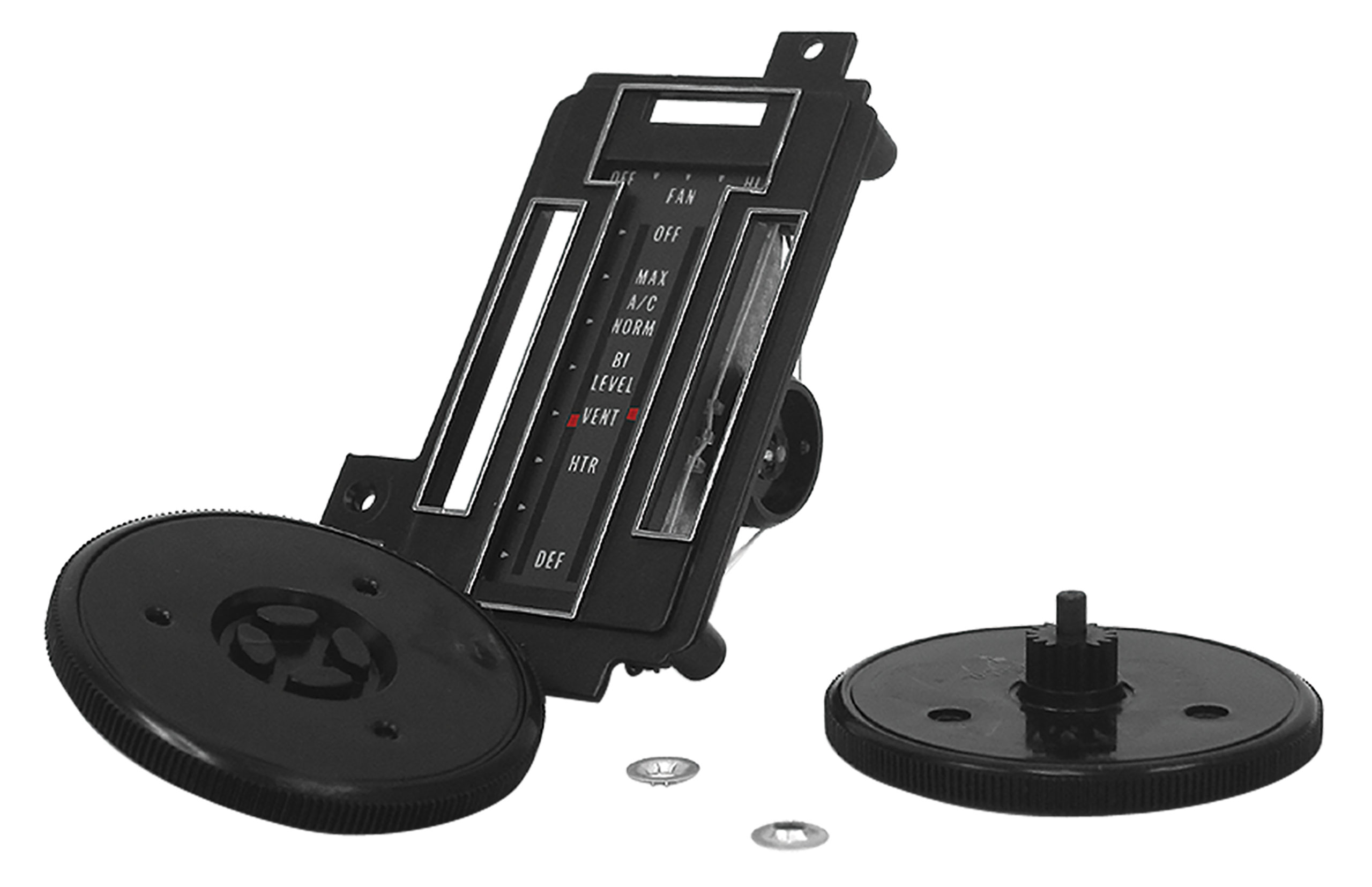 1972-1975 C3 Corvette Heater/Air Conditioning Control Faceplate Kit W ...
