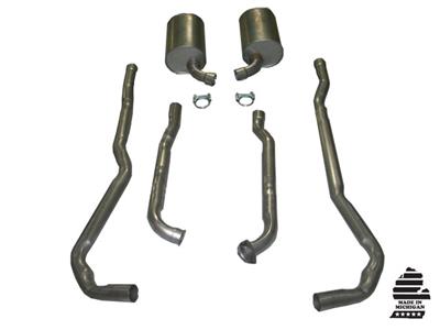 1973 C3 Corvette Exhaust System - 454 4-Speed 25 Inch W/Separate ...