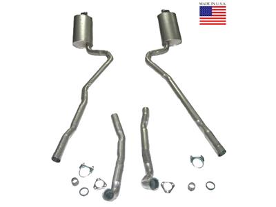 1968 C3 Corvette Exhaust System - 427 4-Speed 25 Inch W/Welded ...