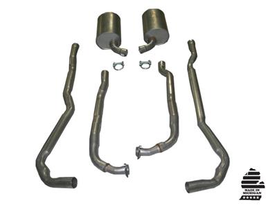 1973 C3 Corvette Exhaust System - 350 4 Spd 2-25 Inch W/Separate ...