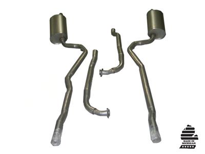 1973 C3 Corvette Exhaust System - 350 4-Speed 2-25 Inch-Welded Pipe ...
