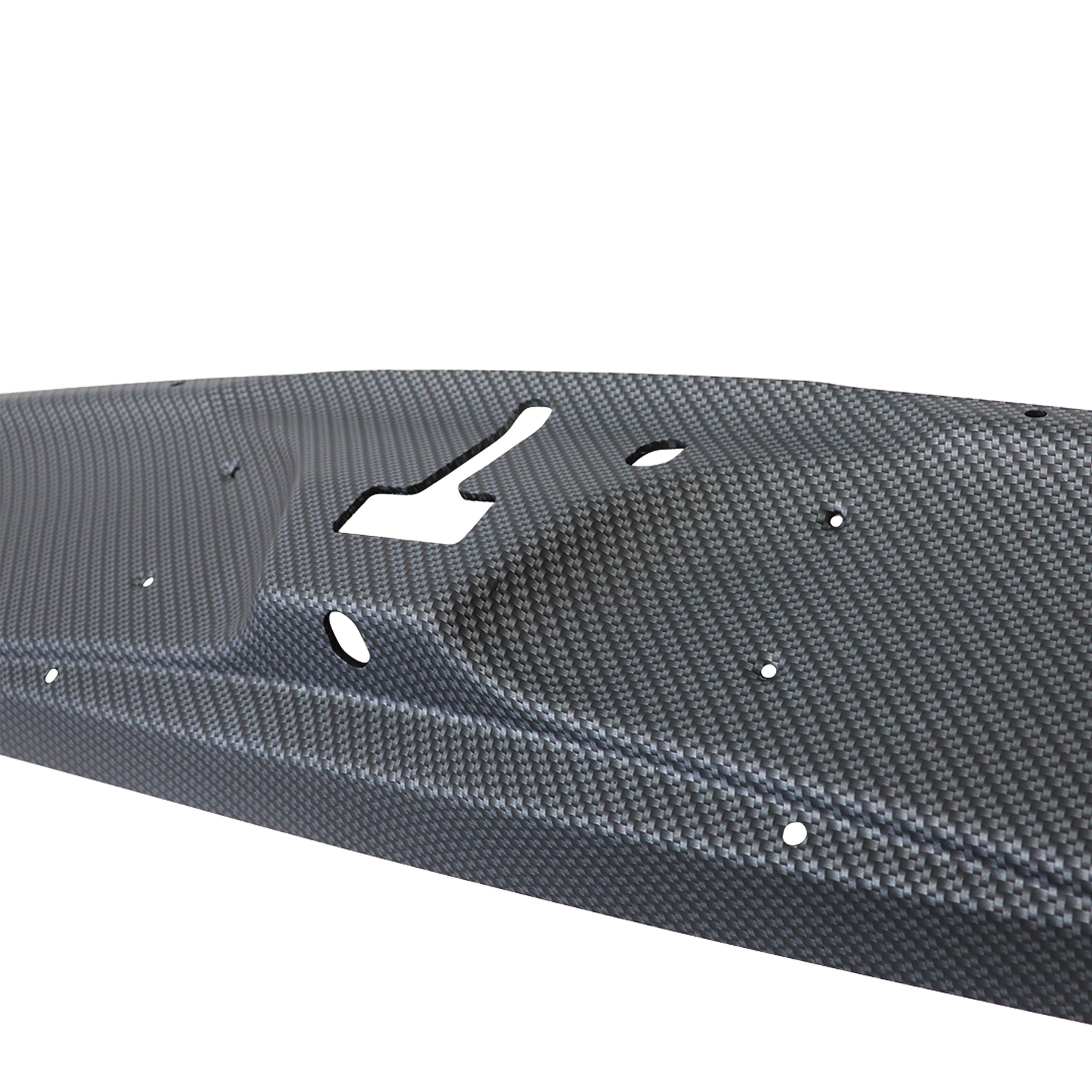 1984-1996 C4 Corvette Hydro Carbon Fiber Rear Deck Trim - 3 Piece Set ...