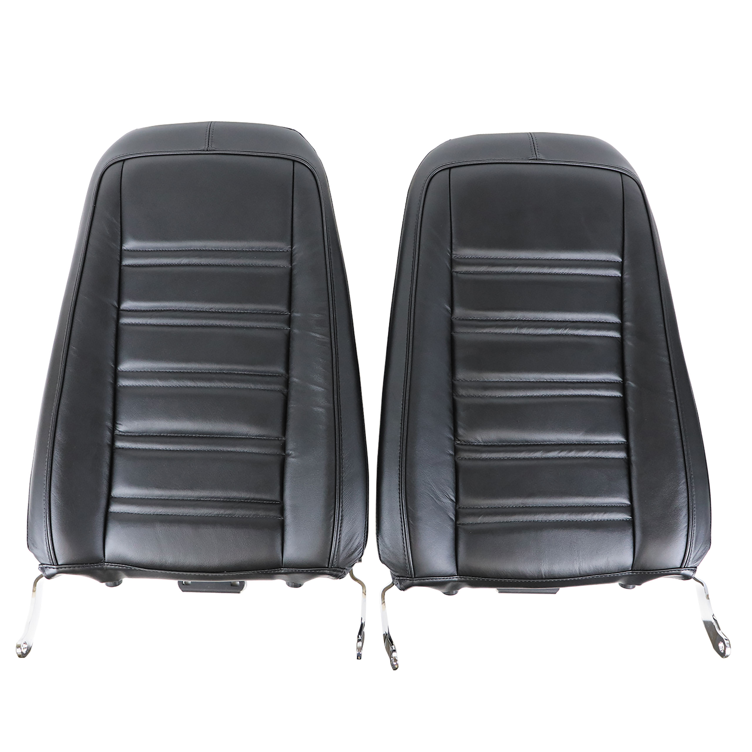 1976-1978 C3 Corvette Mounted Seats Black Leather Vinyl ...