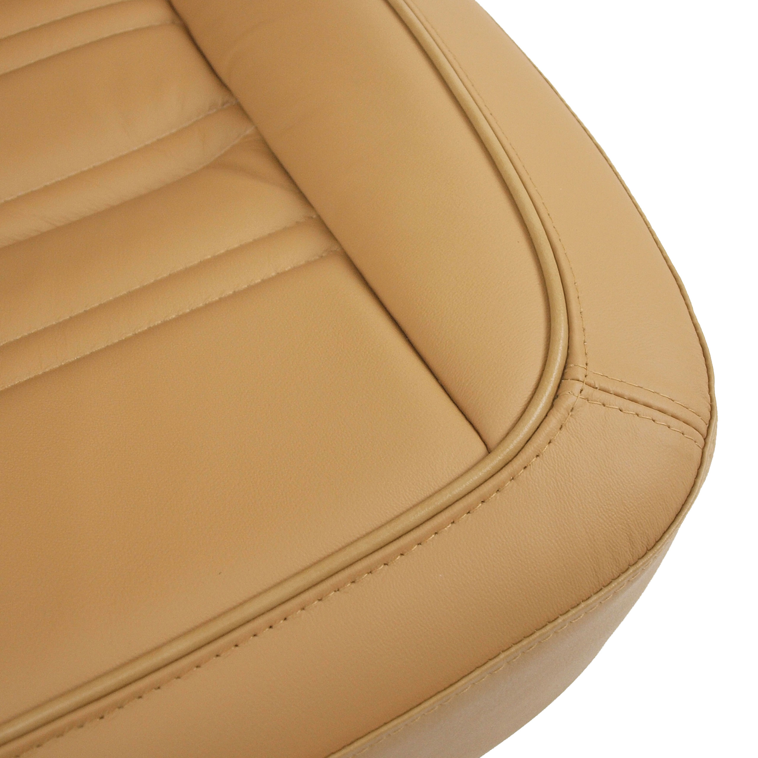1976-1977 C3 Corvette Mounted Seats Buckskin Leather Vinyl ...