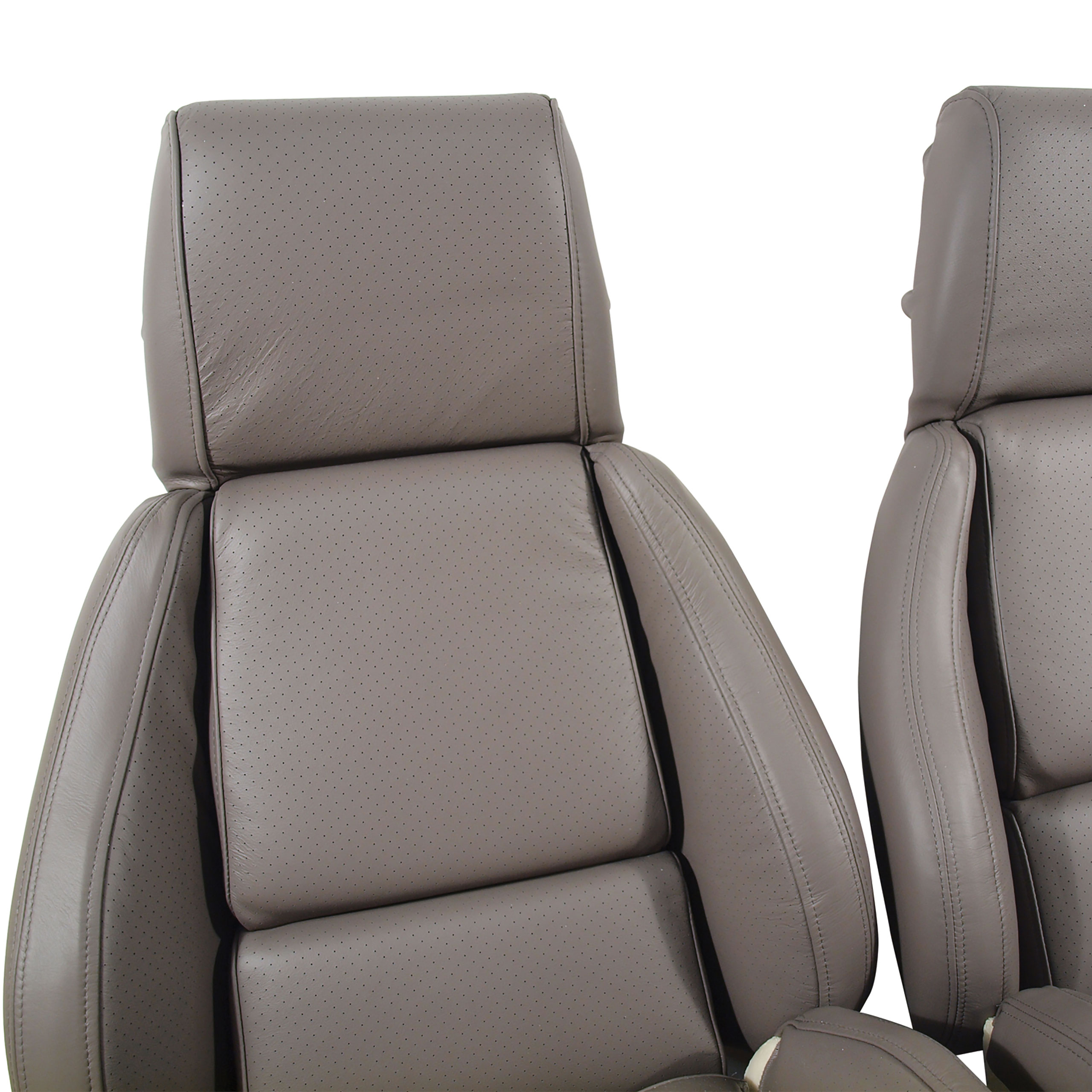 1988 C4 Corvette Mounted Leather Seat Covers Gray Standard ...