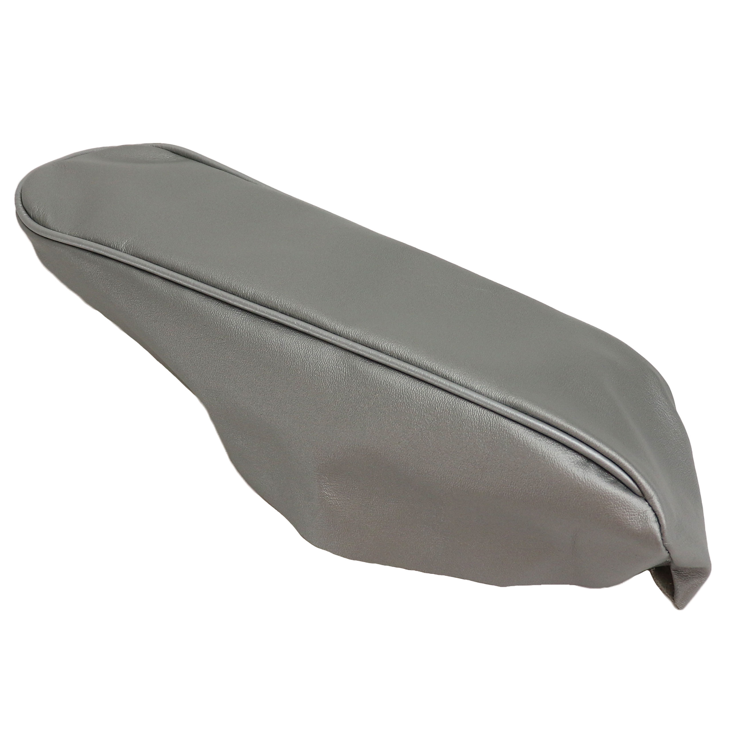 1964-1966 C2 Corvette Center Armrest Cover Silver Leather ...