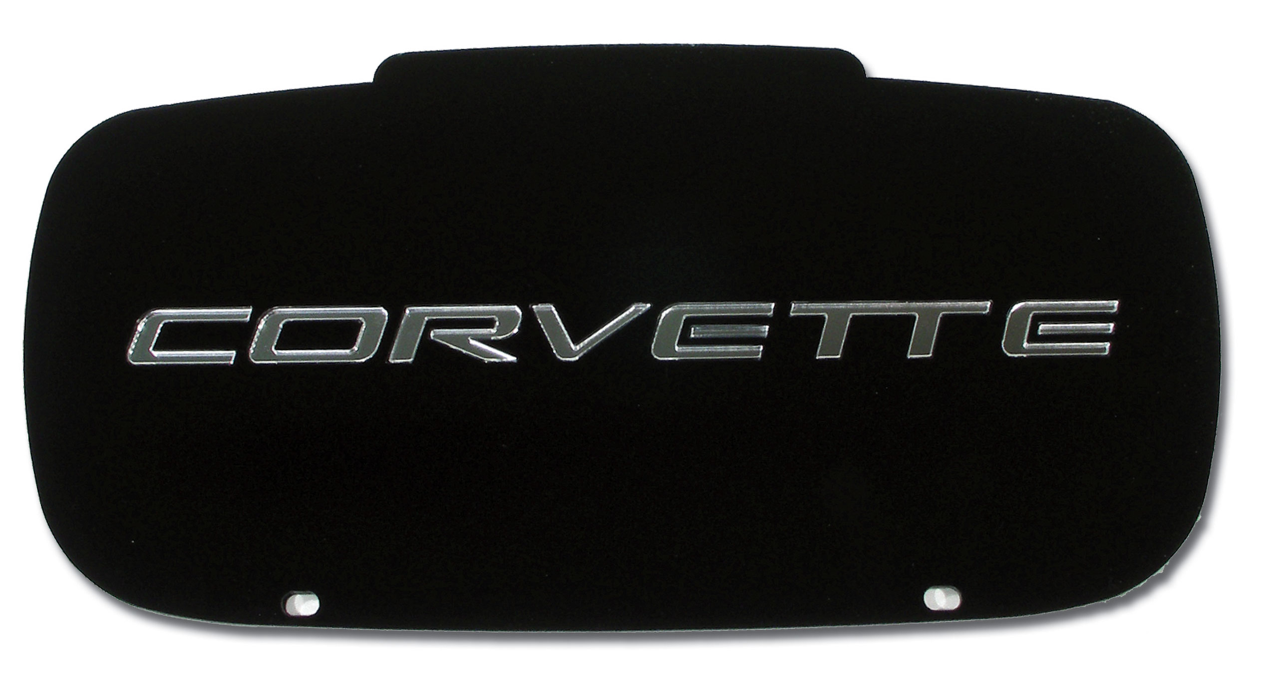 1997-2004 C5 Corvette Front License Plate Contour - Black W/Mirrored C5 ...