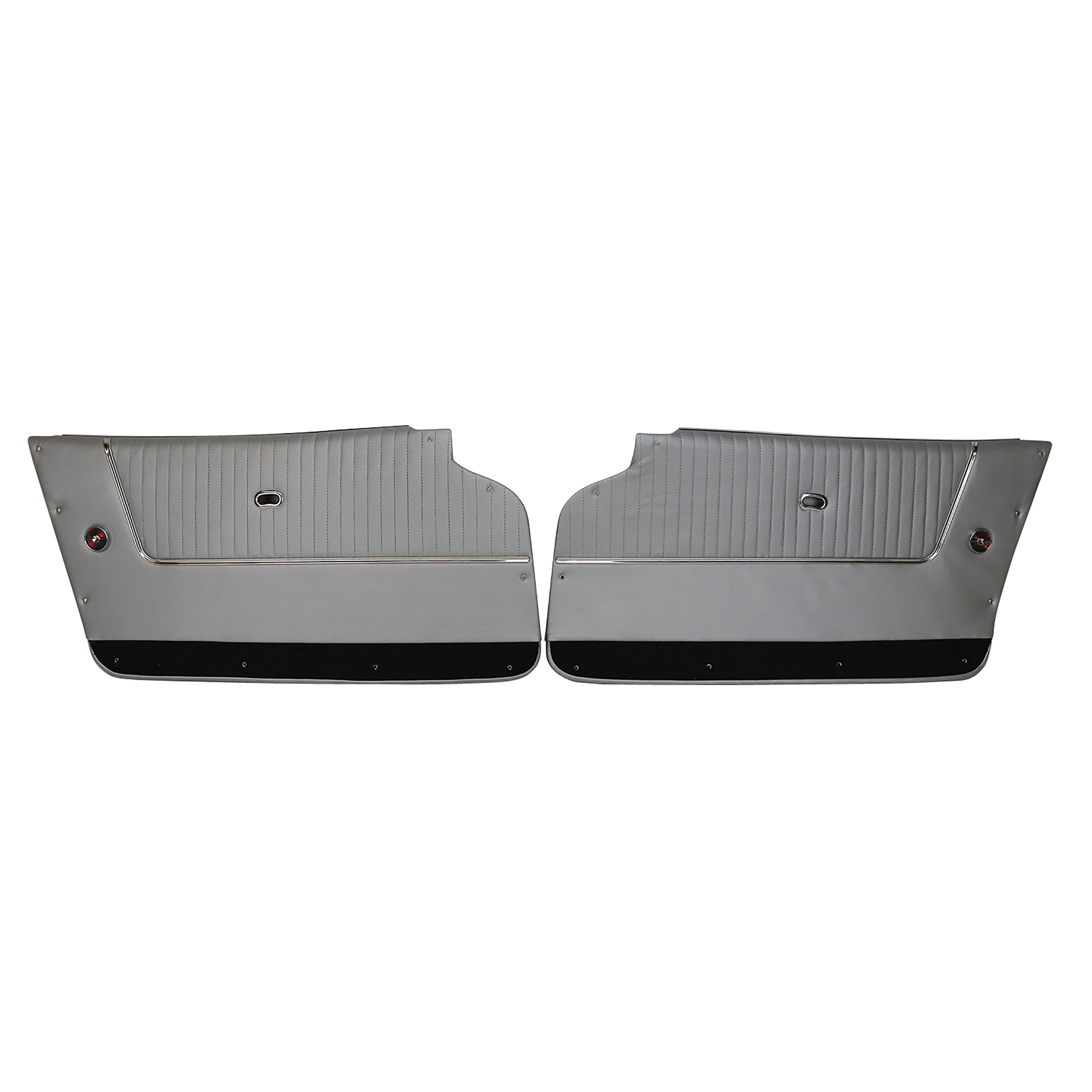 1964 C2 Corvette Door Panels Leather Silver W/Dk Blue Carpet Coupe W ...