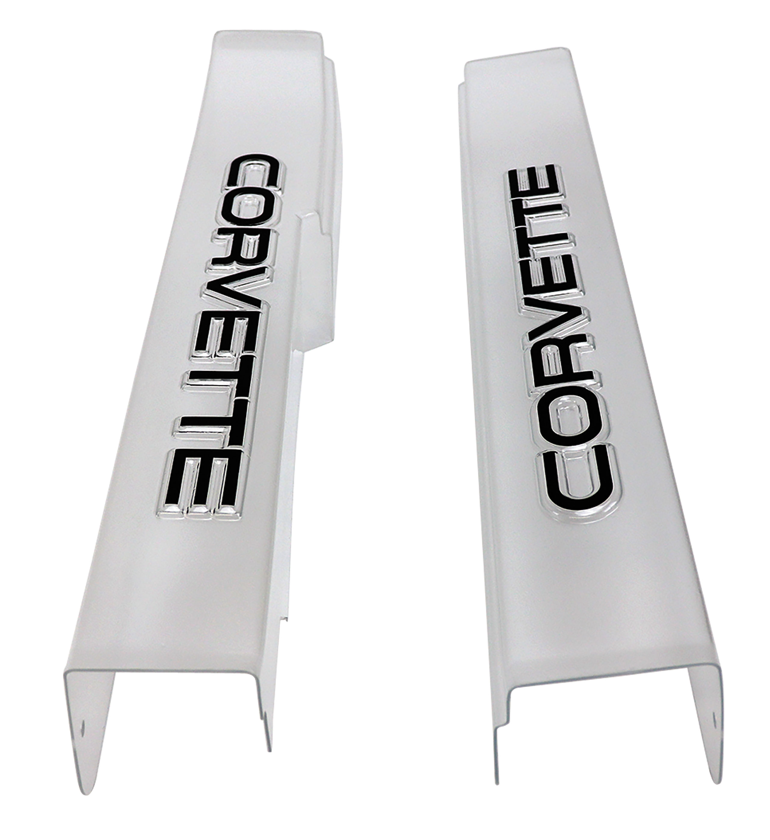 1984-1987 C4 Corvette Door Sill Guards W/Corvette Logo - Clear ...