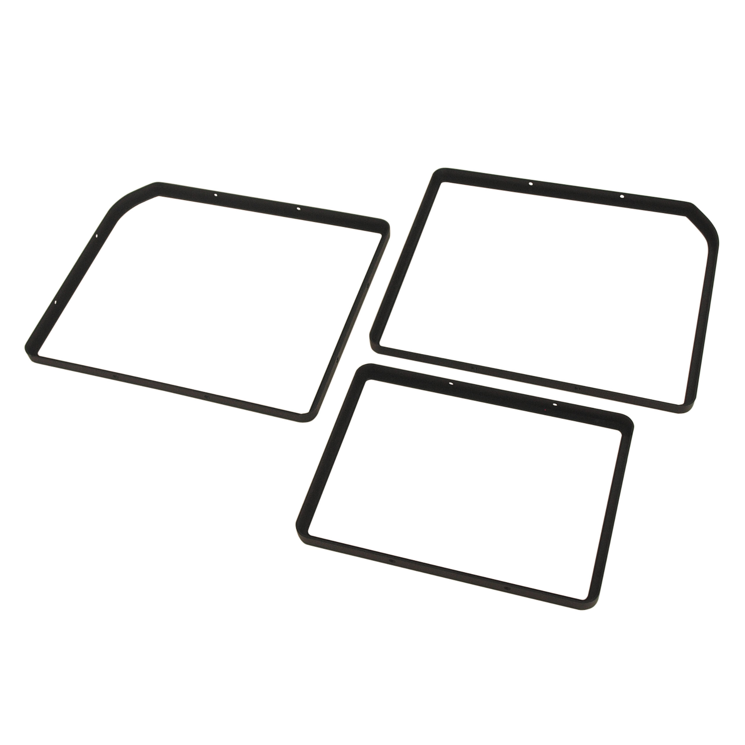 1968 C3 Corvette Rear Compartment Unit Door Frames Tobacco 3 Piece ...