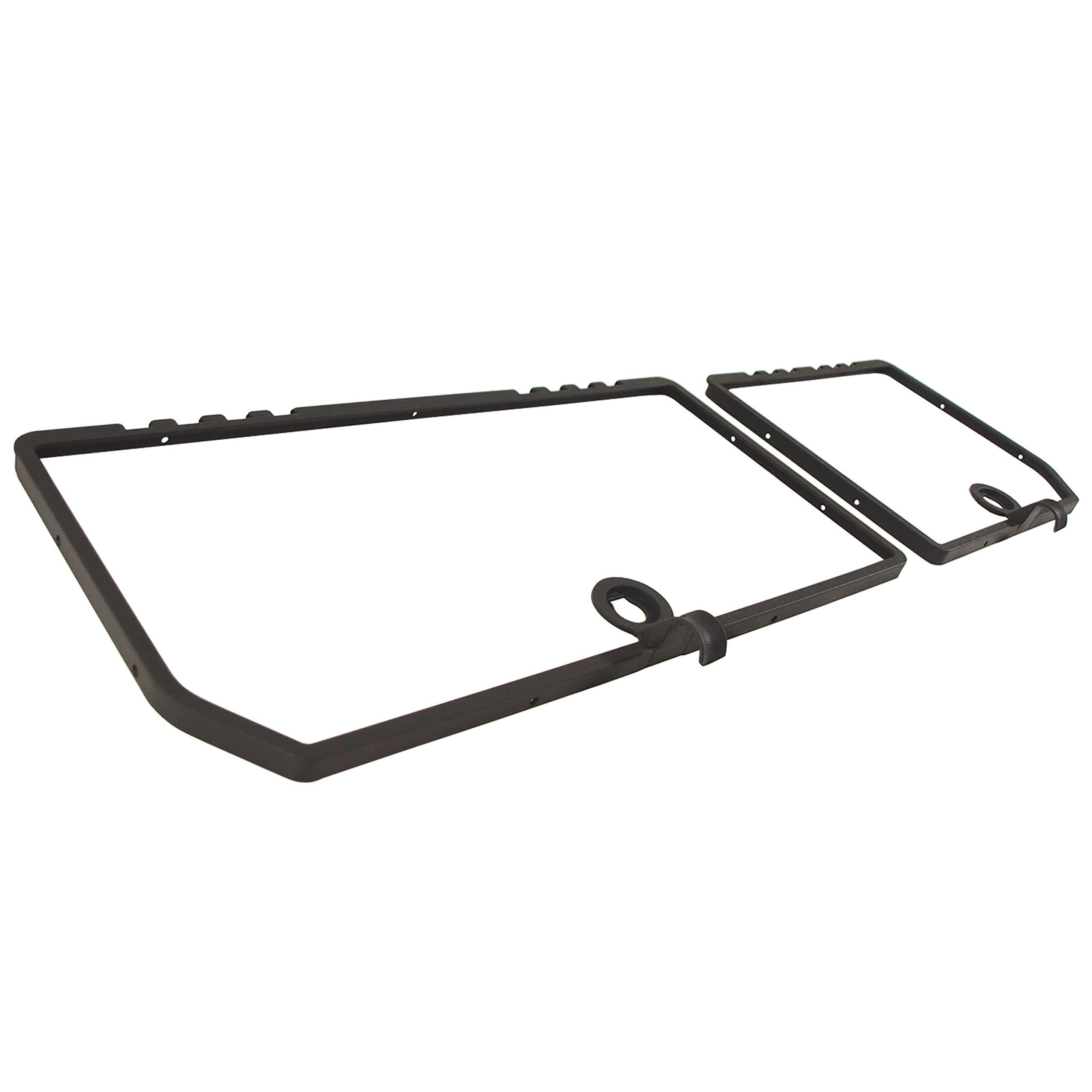 1982 C3 Corvette Rear Compartment Unit Door Frames Charcoal 2 Piece ...