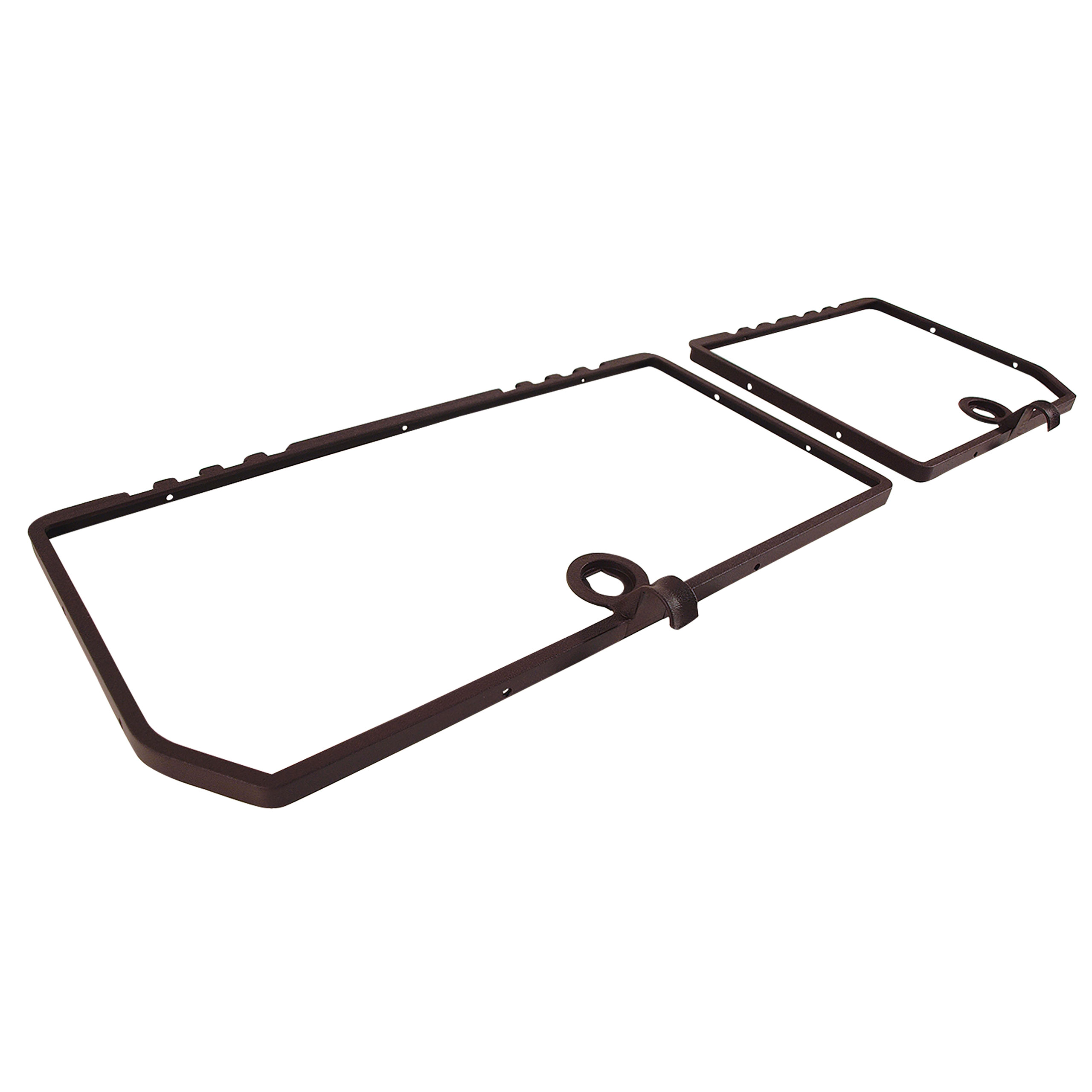 1980 C3 Corvette Rear Compartment Unit Door Frames Claret 2 Piece ...