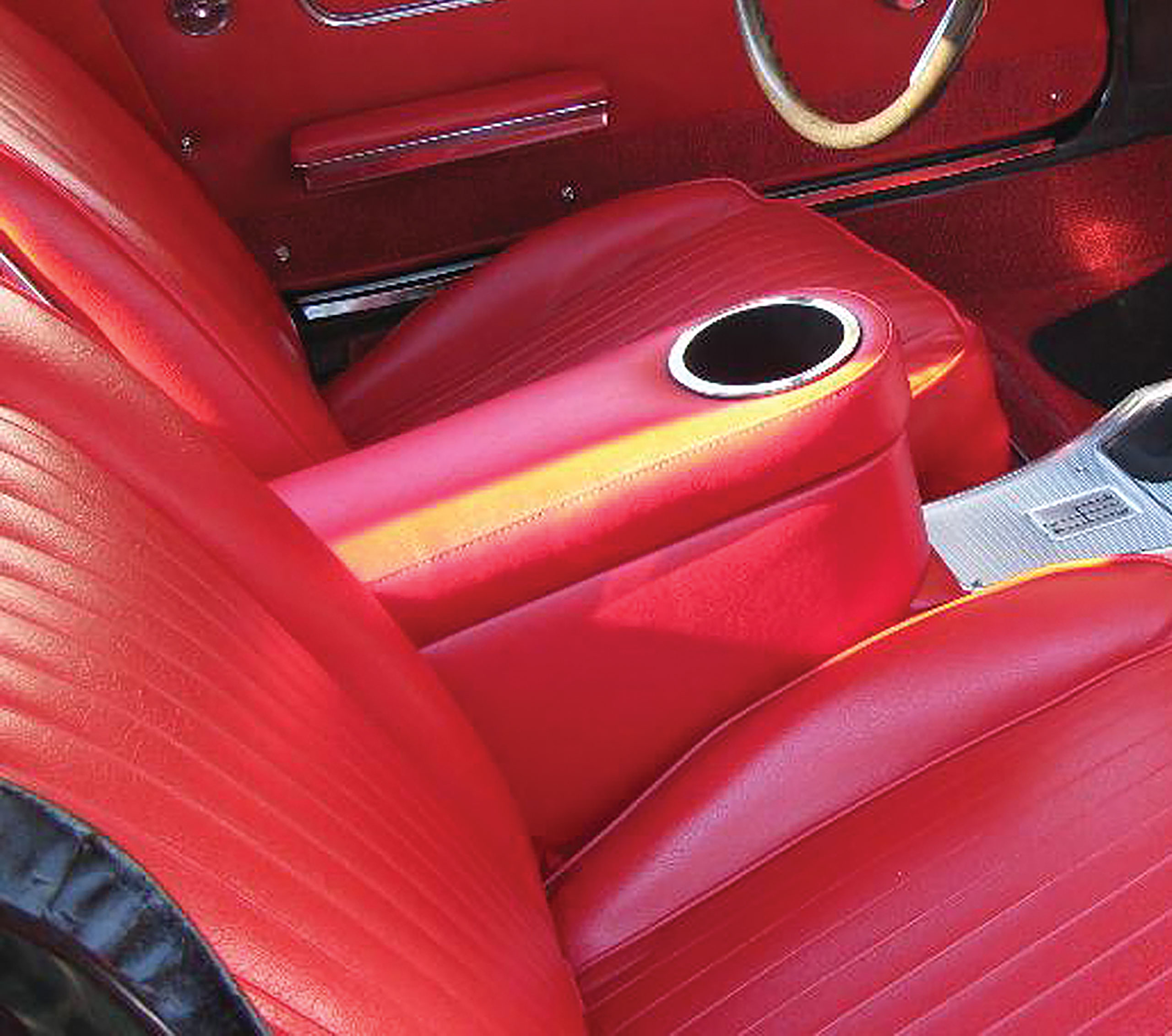 1965-1966 C2 Corvette C2 Bullet Console - Bright Red -SouthernCarParts ...