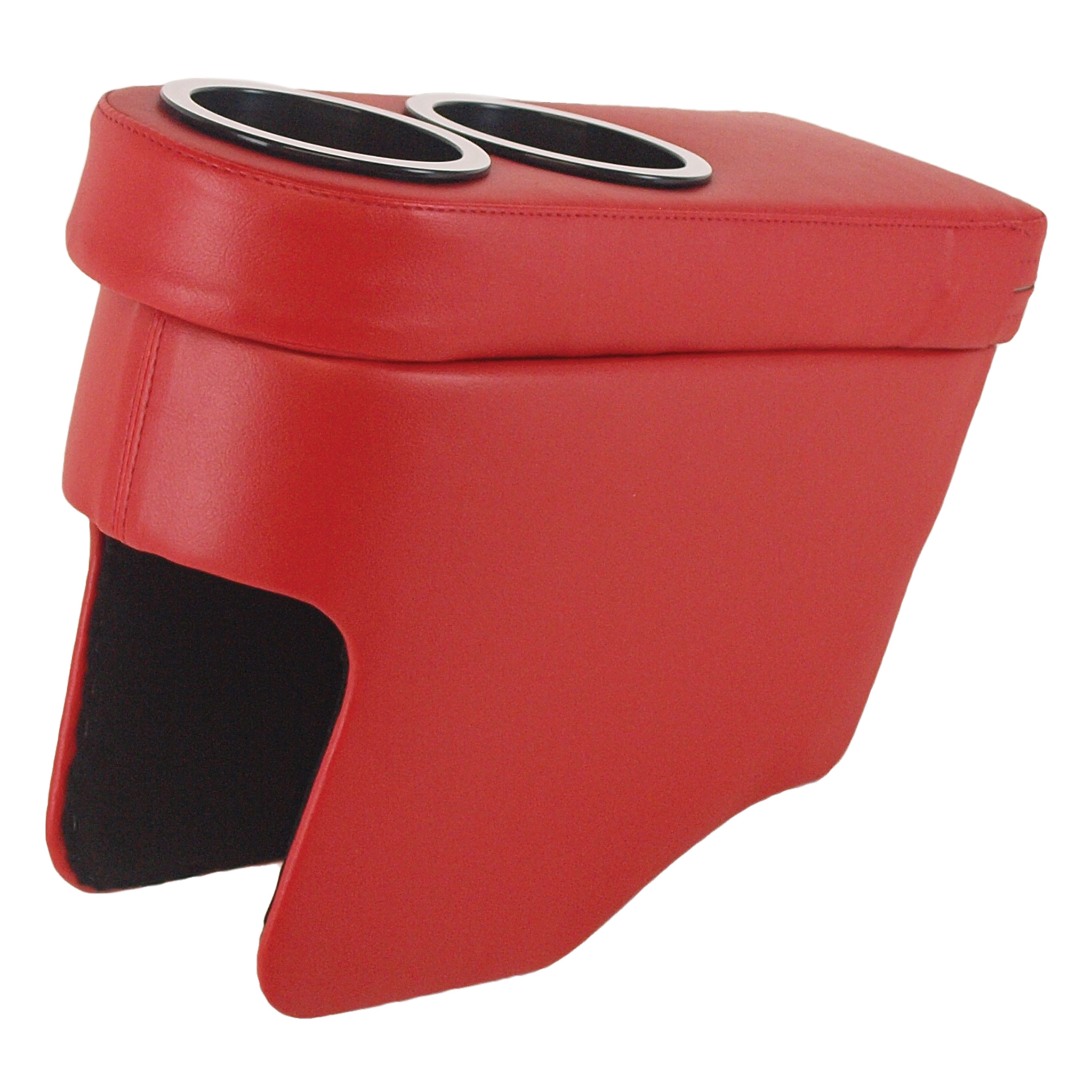 1963-1966 C2 Corvette C2 Bullet Console - Dual Cup Holders - Bright Red ...