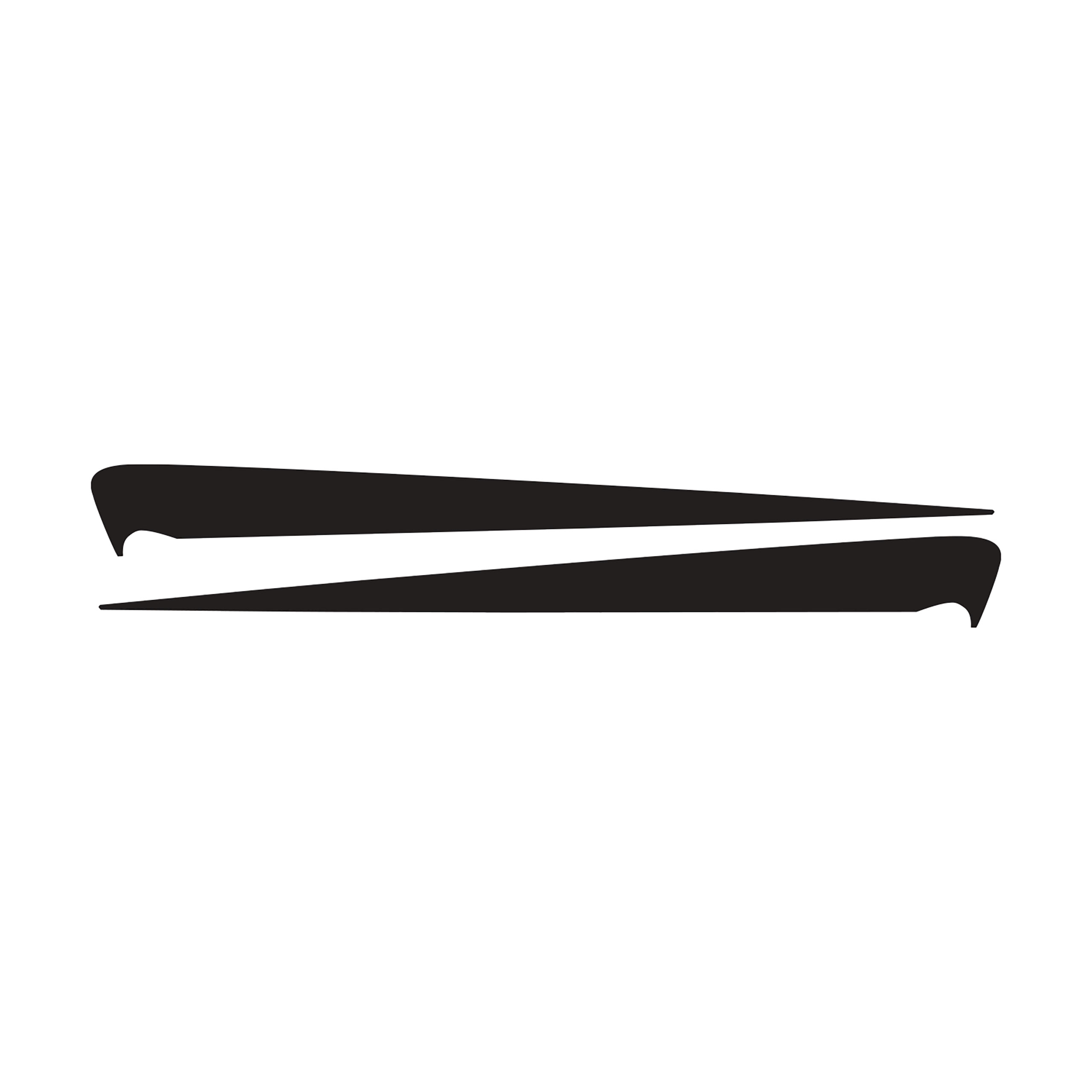 Side Spear Shadow Stripe-Pair-Stingray-Gloss Black for 2014-2019 C7 ...