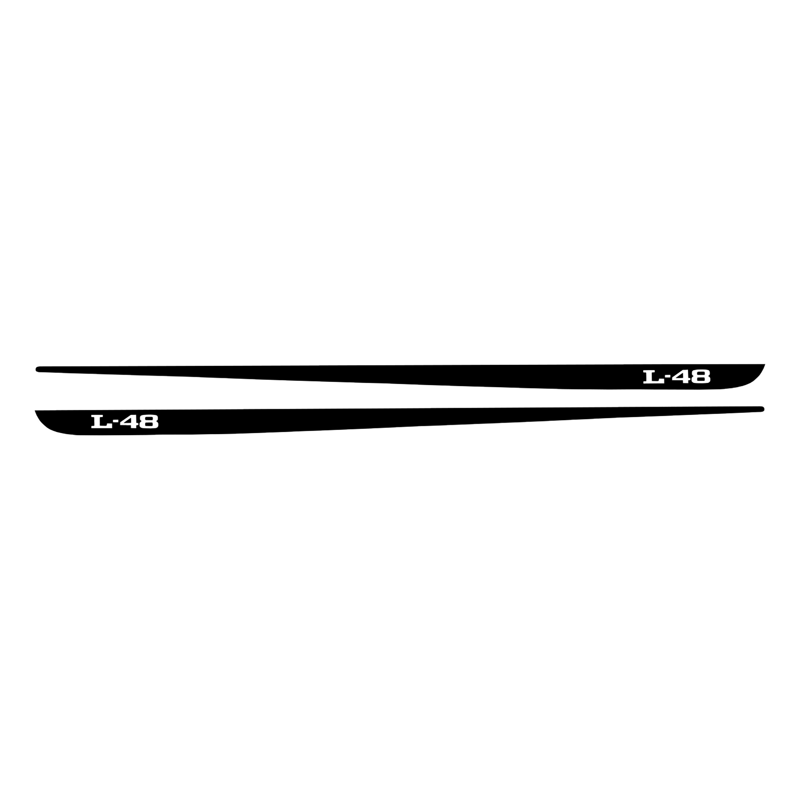 Hood Stripe Decals - Pair L-48 for 1968-1982 C3 Corvette | eBay