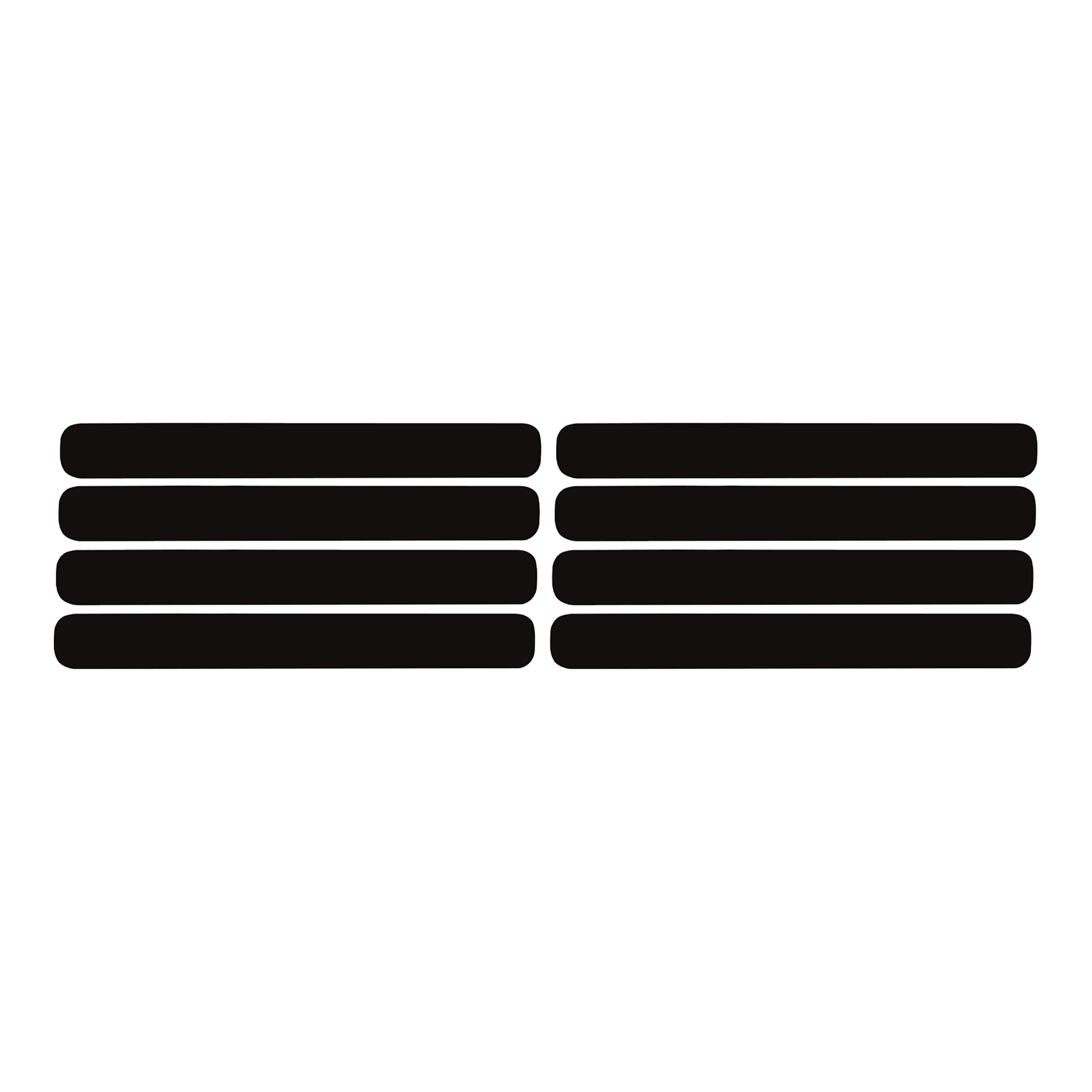Side Vent Louver Decals - 8 Pieces for 1991-1994 C4 Corvette | eBay