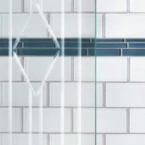 Infinity Semi-Frameless 1/4-inch Glass Neo Angle Swing Shower Door ...