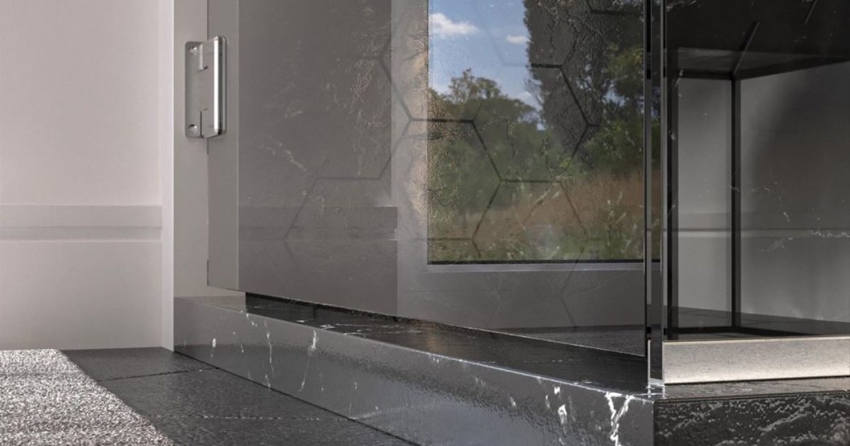 Lux Swing and Return Panel Shower Door | Basco Shower Doors