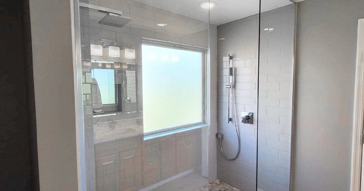 Celesta Dual Splash Panel | Basco Shower Doors