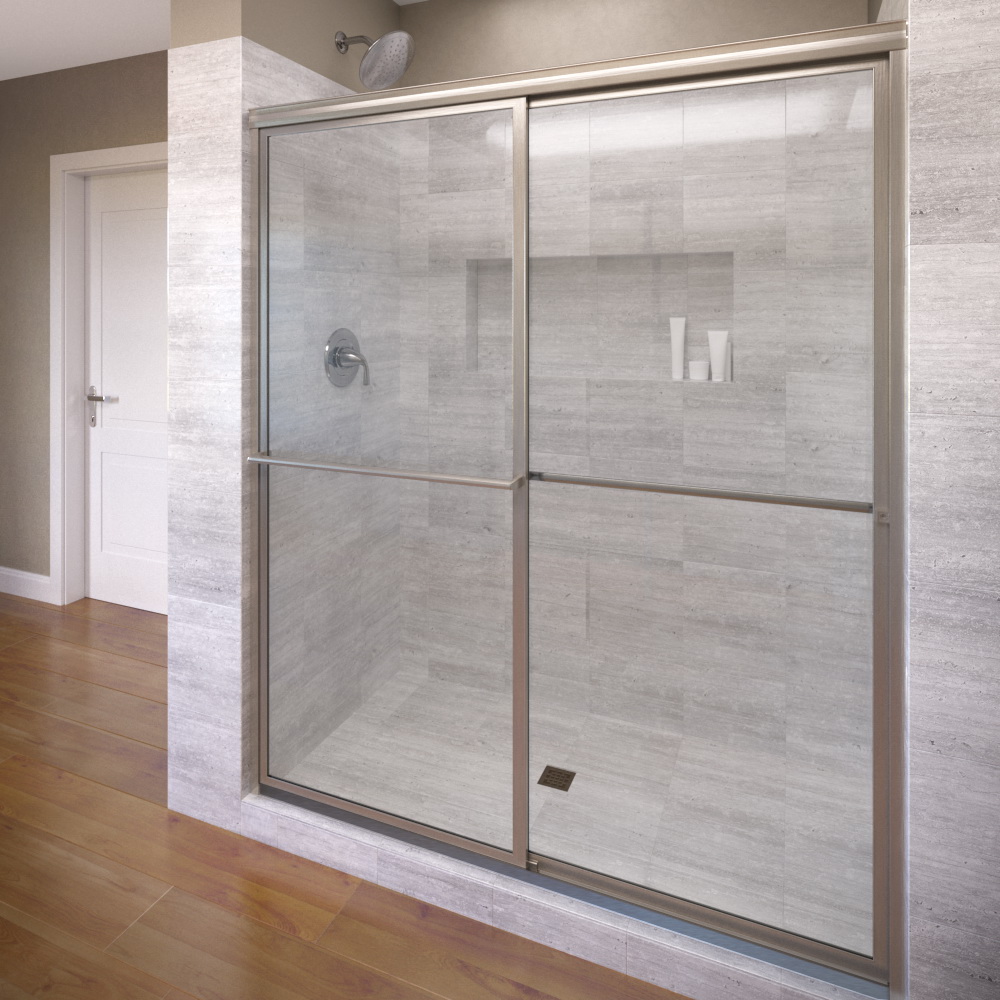 Deluxe Framed 3/16-inch Glass Sliding Shower Door | Basco Shower Doors