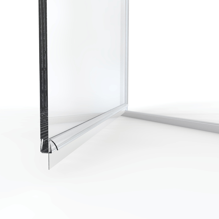 Infinity Semi-Frameless 1/4-inch Glass Swing Door | Basco Shower Doors
