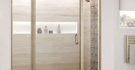 Infinity Semi-Frameless 1/4-inch Glass Panel… | Basco Shower Doors