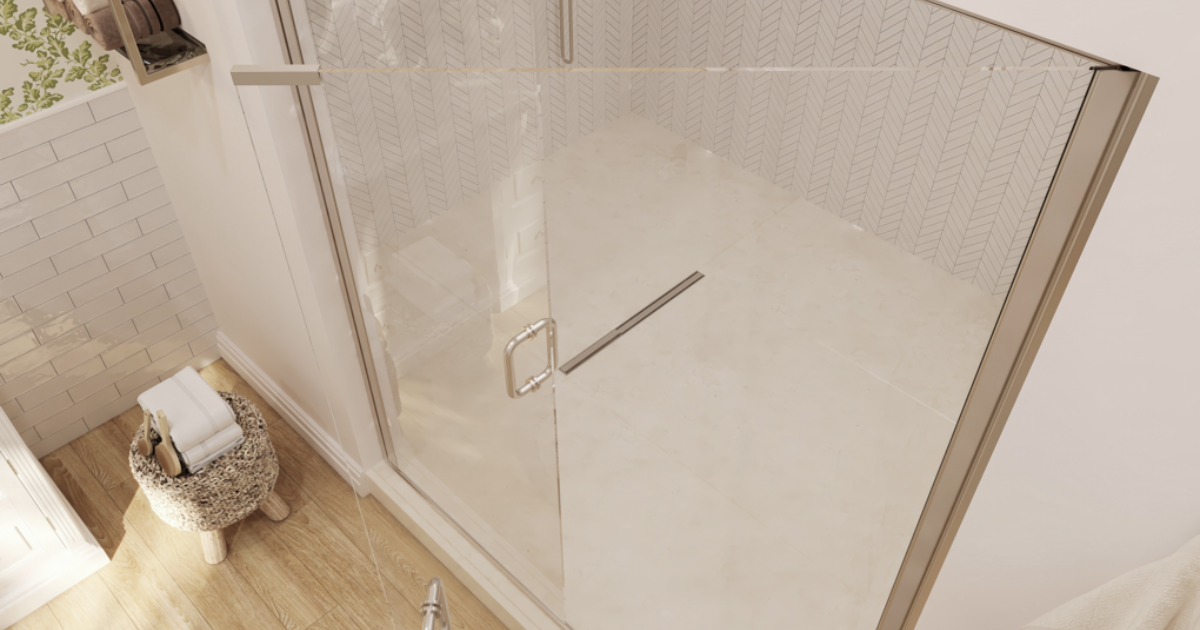 Infinity French Door Enclosure | Basco Shower Doors