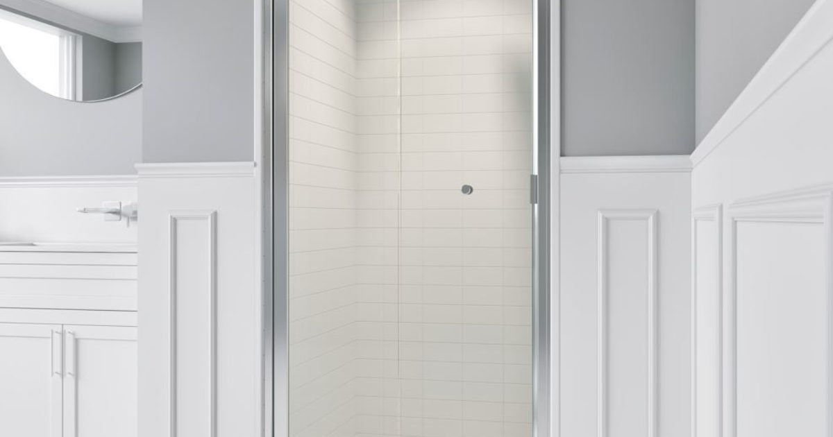Infinity Bifold Semi-Frameless 1/4-inch Glass Shower Door | Basco ...