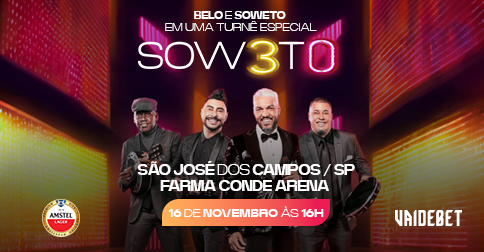 Bilheteria Digital | Ingressos SOWETO SÃO JOSÉ DOS CAMPOS