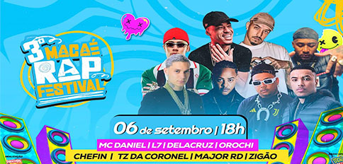 Bilheteria Digital | Ingressos 3° Macaé Rap Festival
