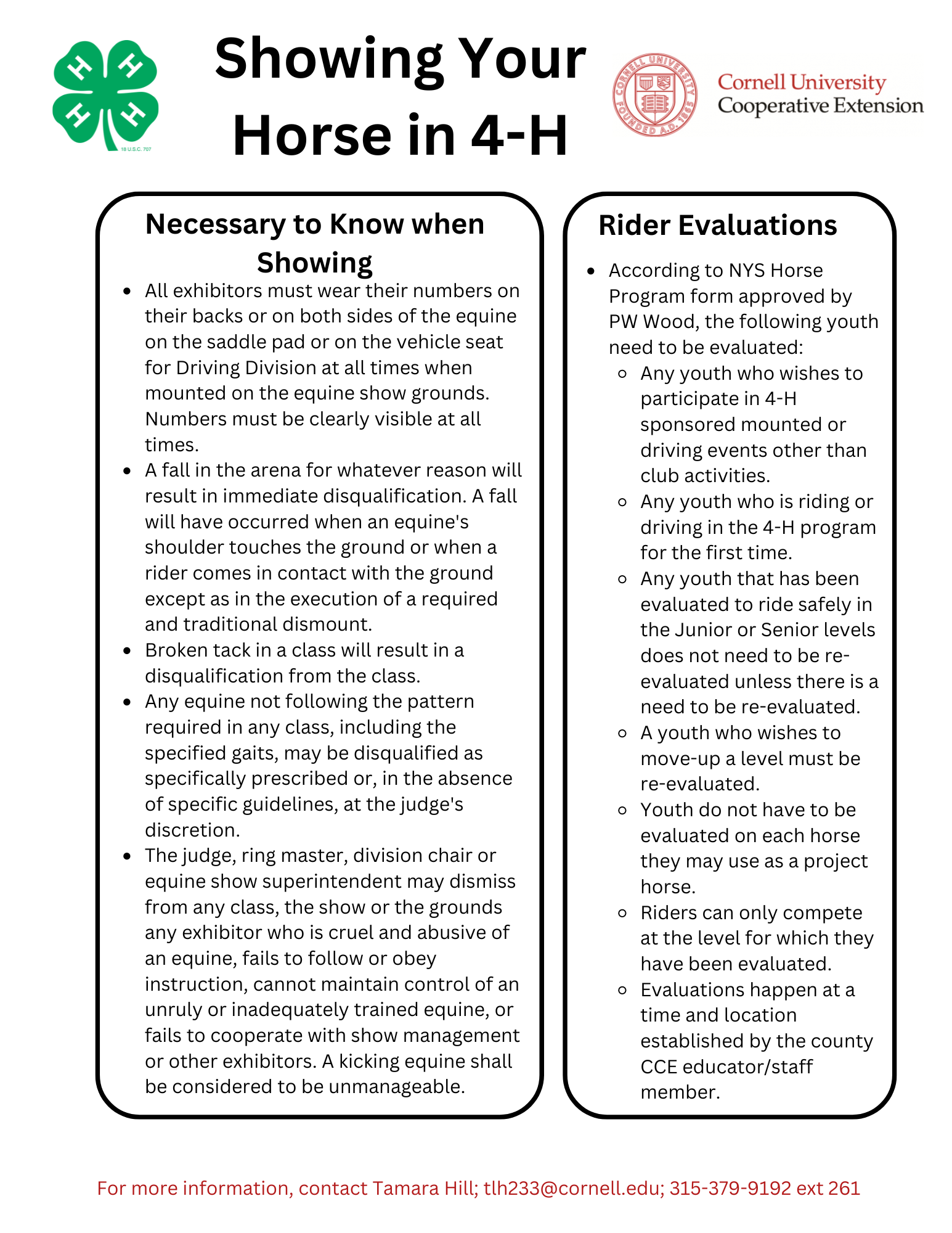 Cornell Cooperative Extension | Horses