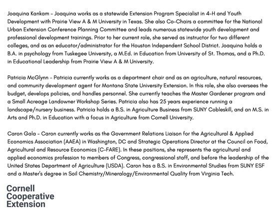 Cornell Cooperative Extension | CCE of Genesee County Executive ...