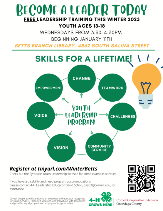 Cornell Cooperative Extension | Onondaga Youth Leadership Program