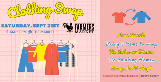 Cornell Cooperative Extension | Clothing Swap at the Market