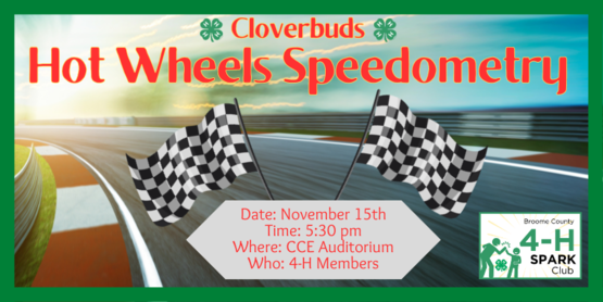 Cornell Cooperative Extension | 4-H Spark Club: Cloverbuds' Hot Wheels ...